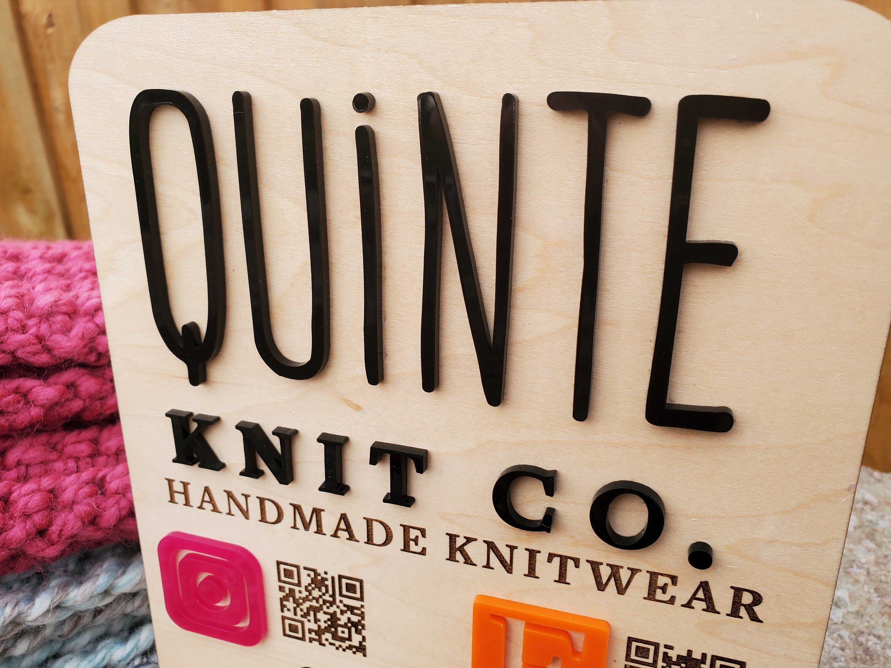 Signs for Craft Shows/vendors Markets Social Media QR Code | Etsy