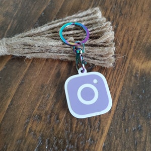 NFC Smart Keychain Contains Scanned NFC Chip Social Media Tap With ...