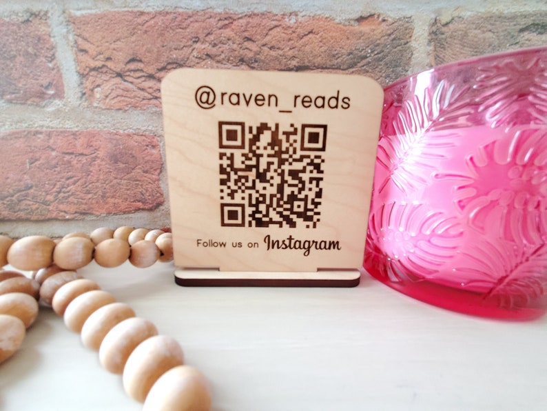 4 Wood Sign for Craft Shows/vendors Markets 1 QR Code - Etsy