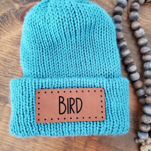 Custom Name Patches for Kids Hats-beanies-stockings - Sew on - Vegan Leather -perfect for Knit ...