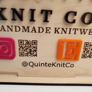 Signs for Craft Shows/vendors Markets Social Media QR Code | Etsy