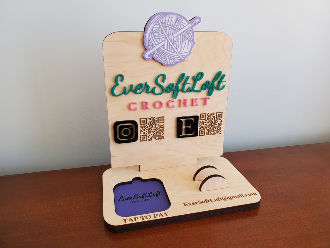 Signs for Craft Shows/vendors Markets Social Media QR Code Branding ...