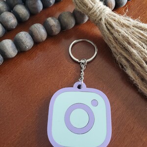 NFC Smart Keychain Contains Scanned NFC Chip Social Media Tap With ...