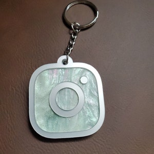 NFC Smart Keychain Contains Scanned NFC Chip Social Media Tap With ...