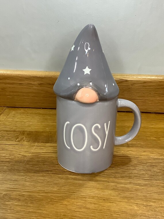 Grey Ceramic Gonk Cosy Mug With Hat Grey Gonk Mug Christmas - Etsy