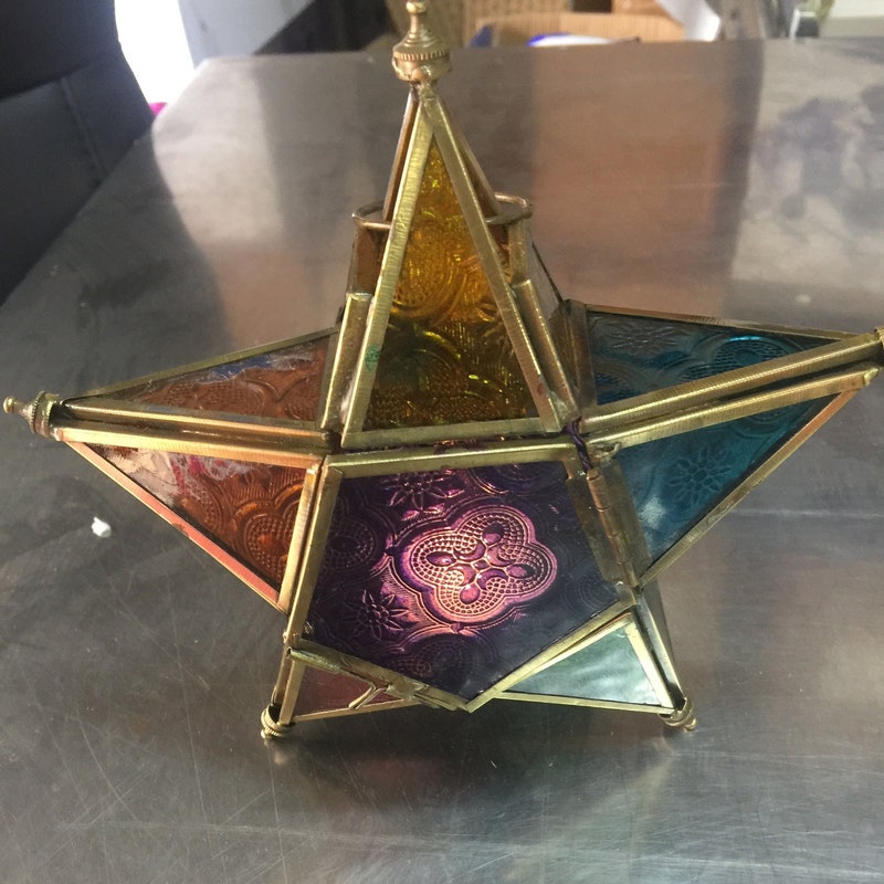 Glass Star Lantern - Etsy