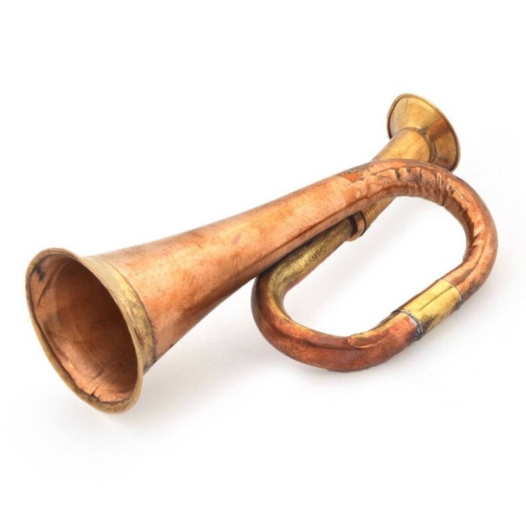 Beautiful Shiny Brass Horn With Copper Finish for Gifting - Etsy Canada