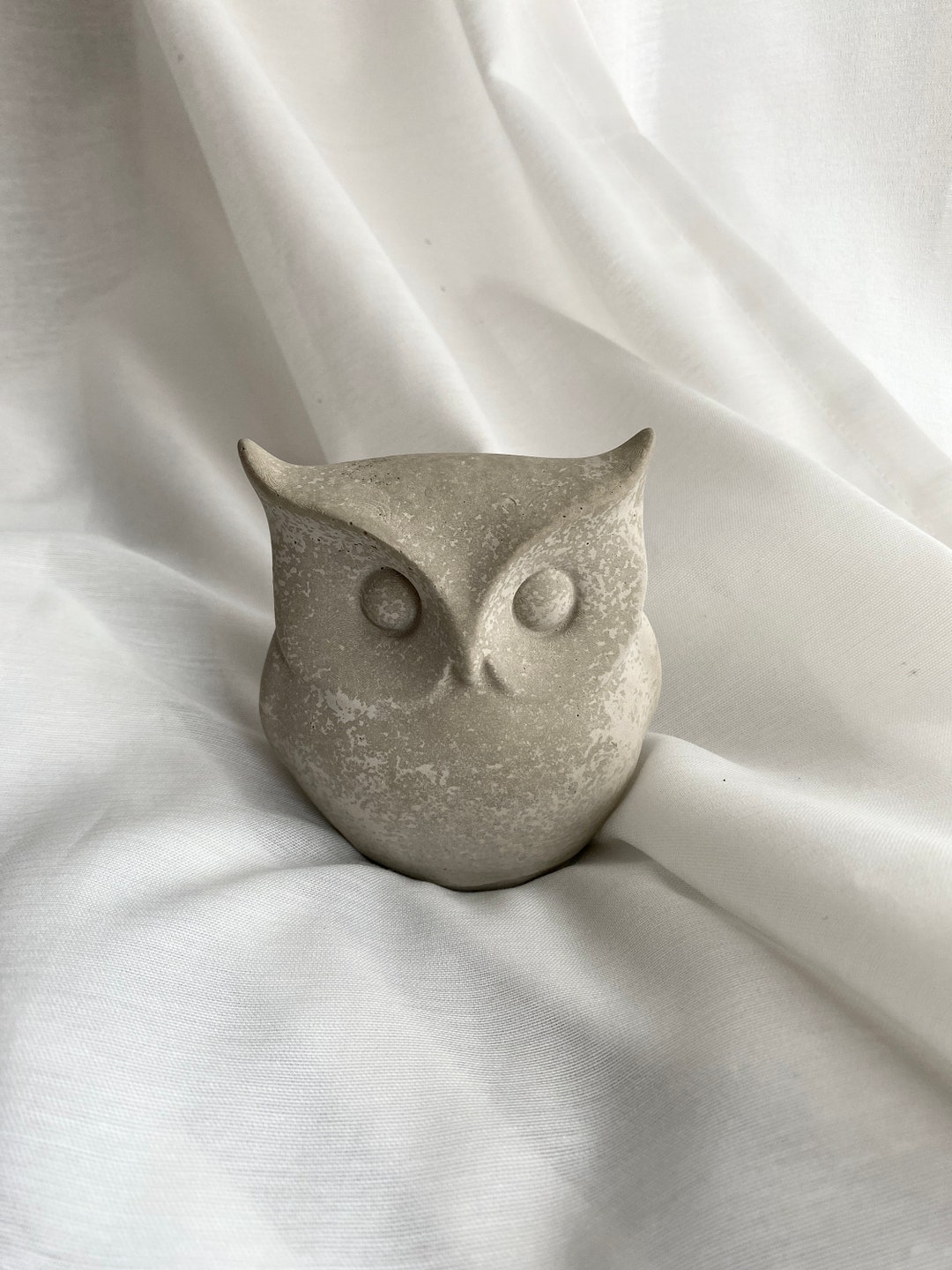 Eule Owl Tier Animal Deko Dekoration Herbst Beton Betondeko Statue ...