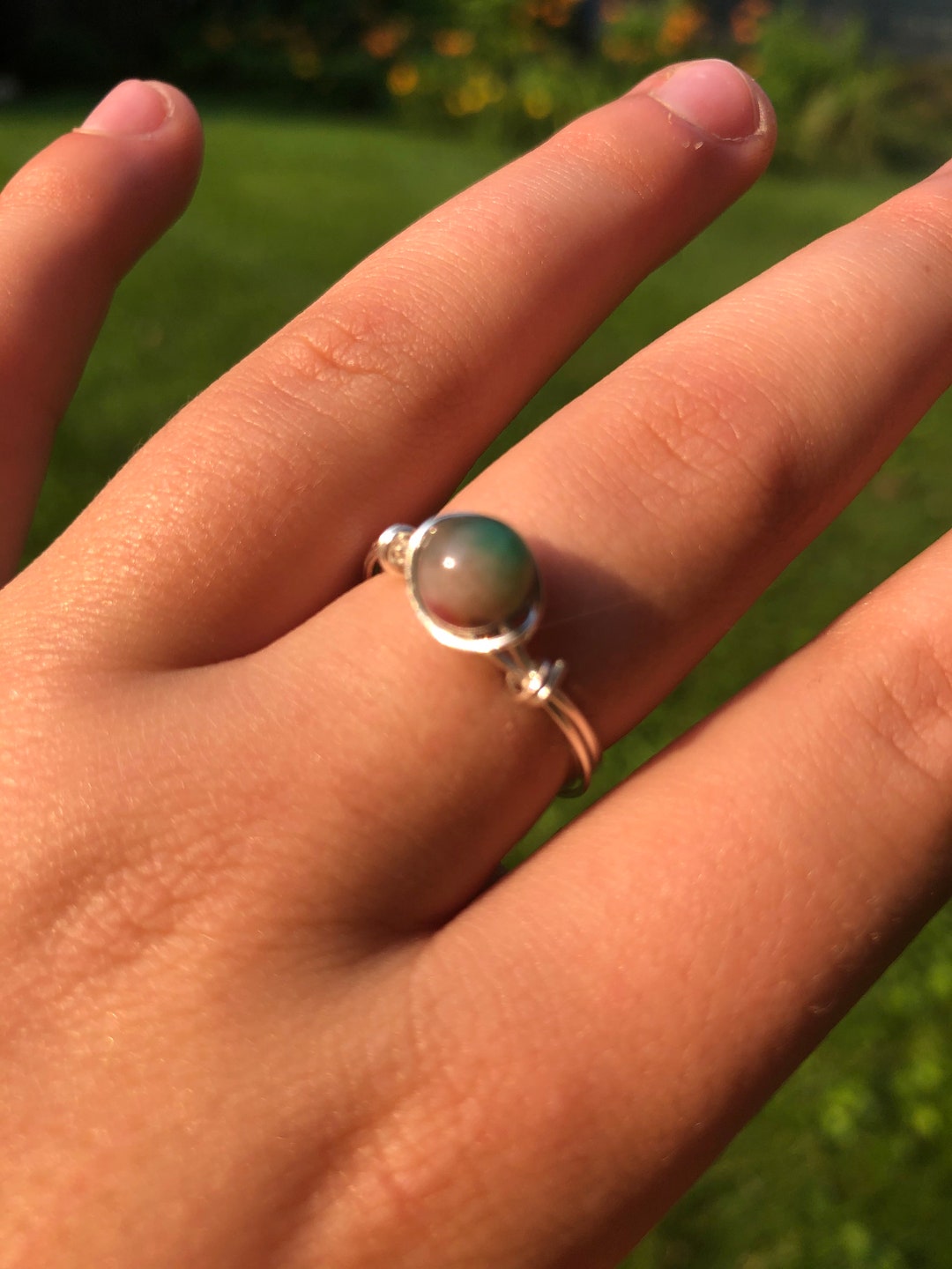 Beautiful Multi Colored Ring - Etsy