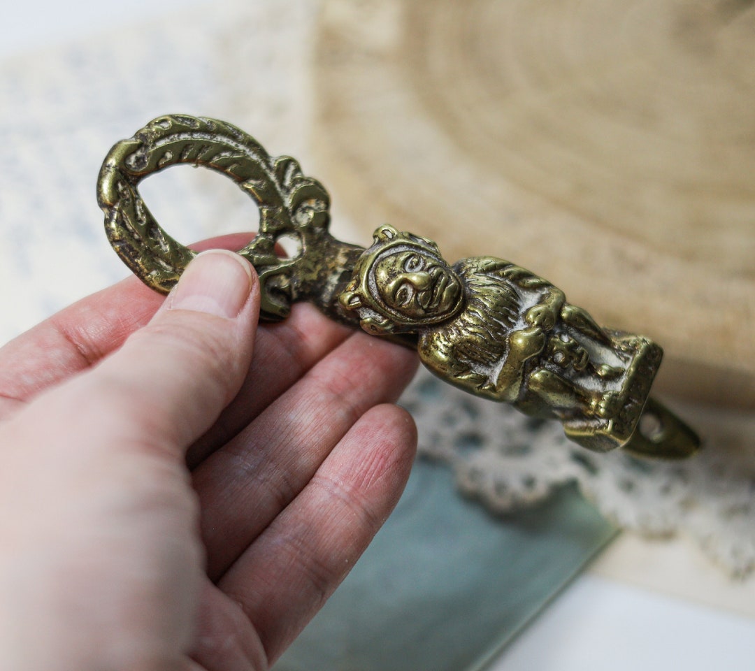 Vintage Gargoyle Door Knocker Brass Imp Wiccan Decor - Etsy