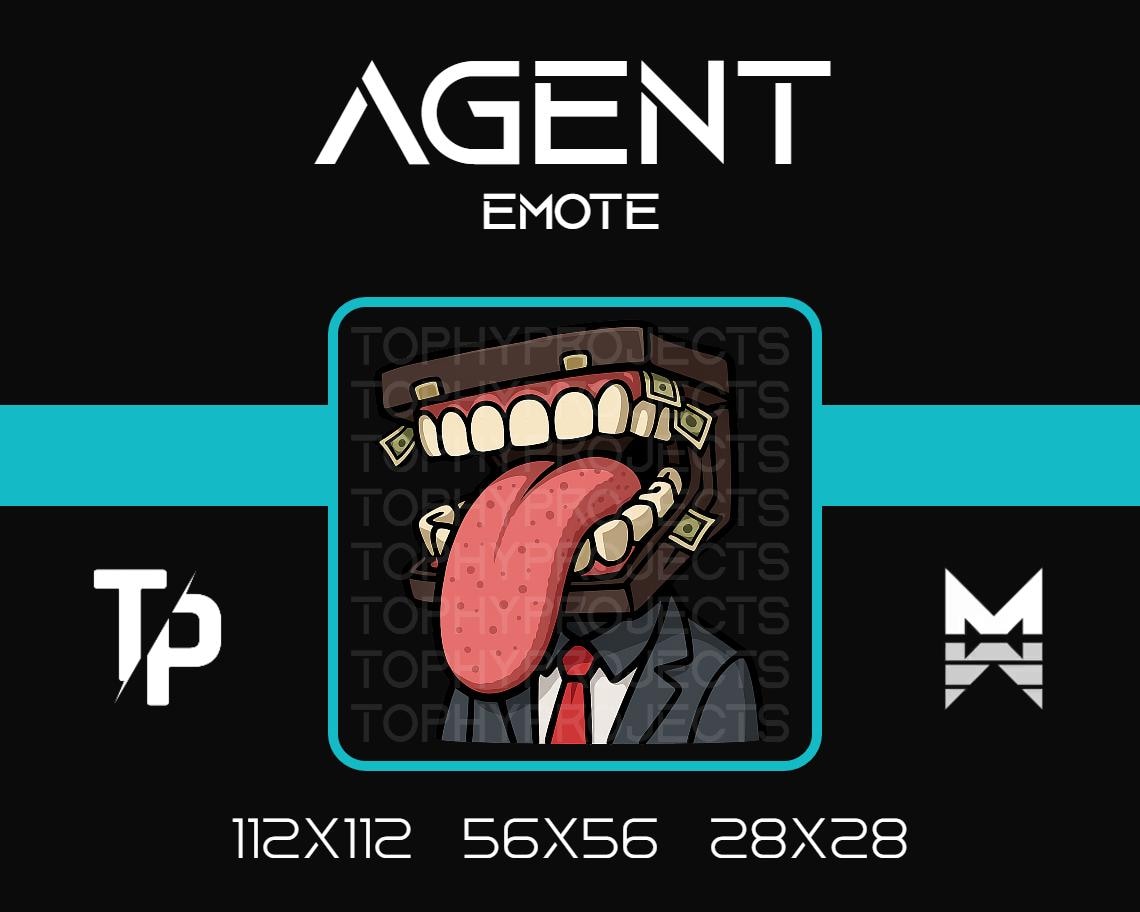 Once Human Twitch Emote - Agent - Discord Emote - Etsy