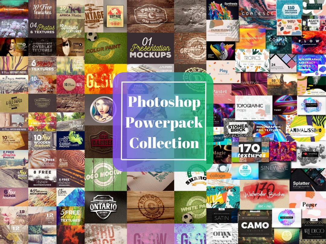 Photoshop Power Pack Designer Toolkit Premium Brushes, Actions ...