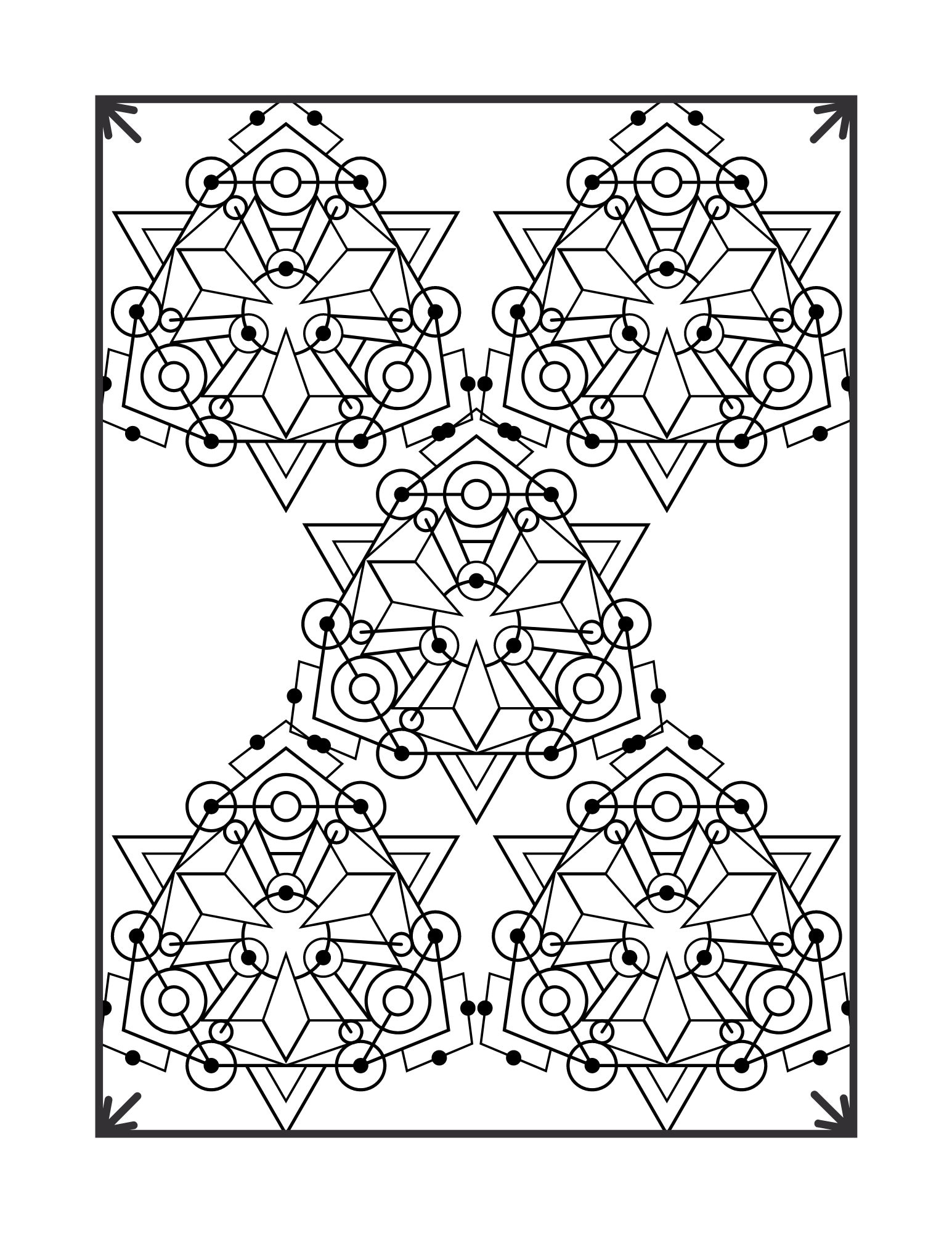 Coloring Pages Symbols Kwanzaa Doodle Printable Imani Alley Printables ...