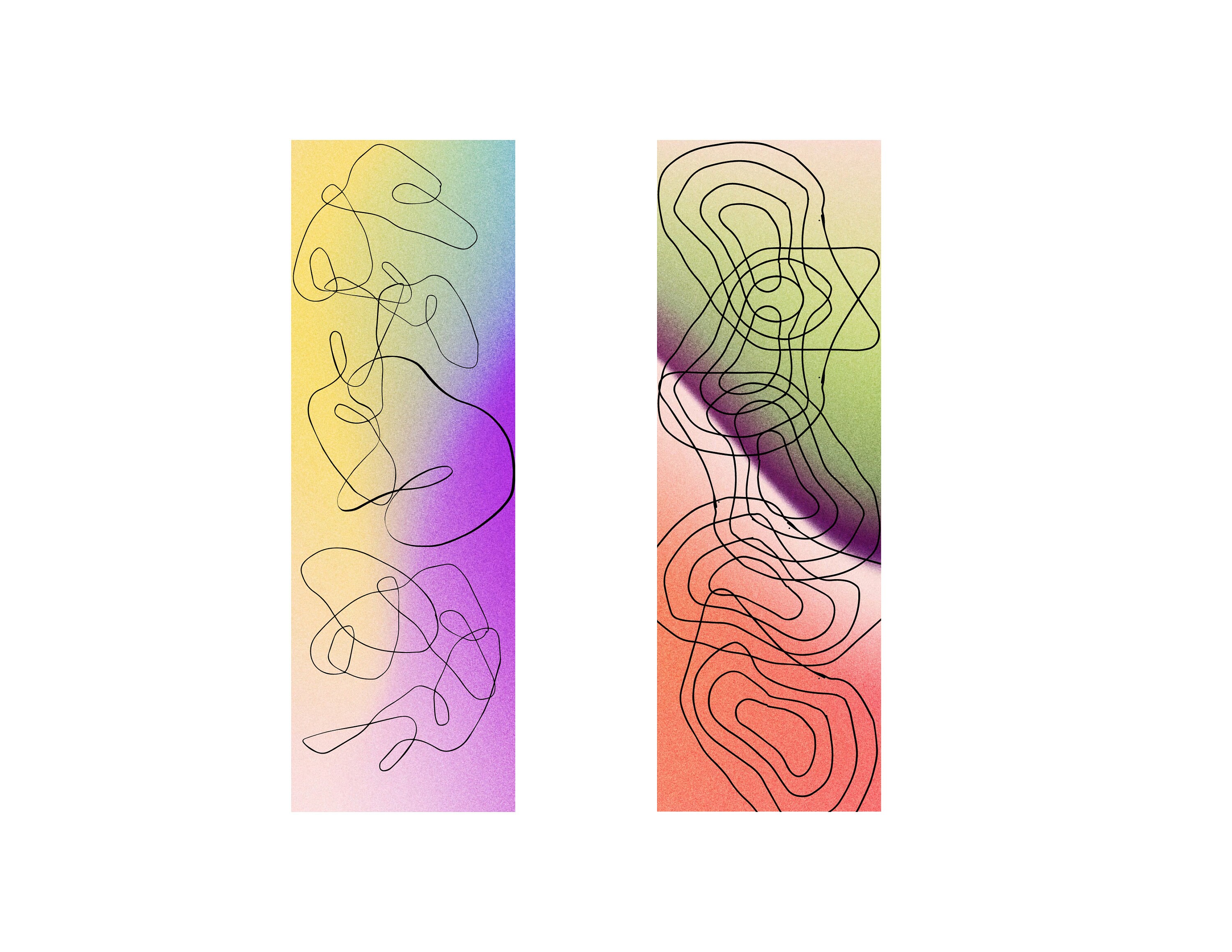 6 Abstract Art Bookmarks-Digital Download-Printable-Book | Etsy