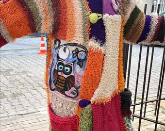 Wool Patchwork Jacket - Etsy
