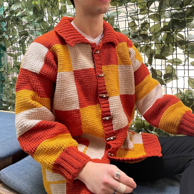 Hand Knit Jacket - Etsy