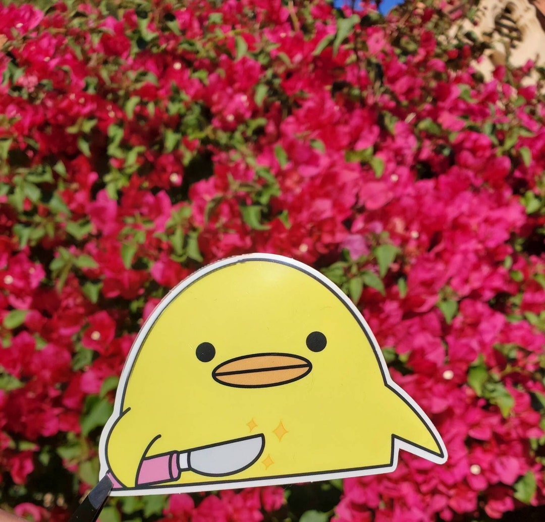 Duck Knife Peeker Car Decal - Etsy