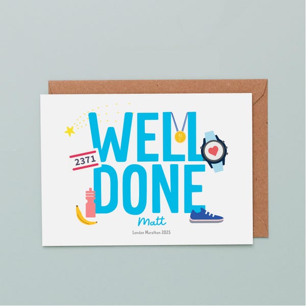 Well Done Card - Etsy UK