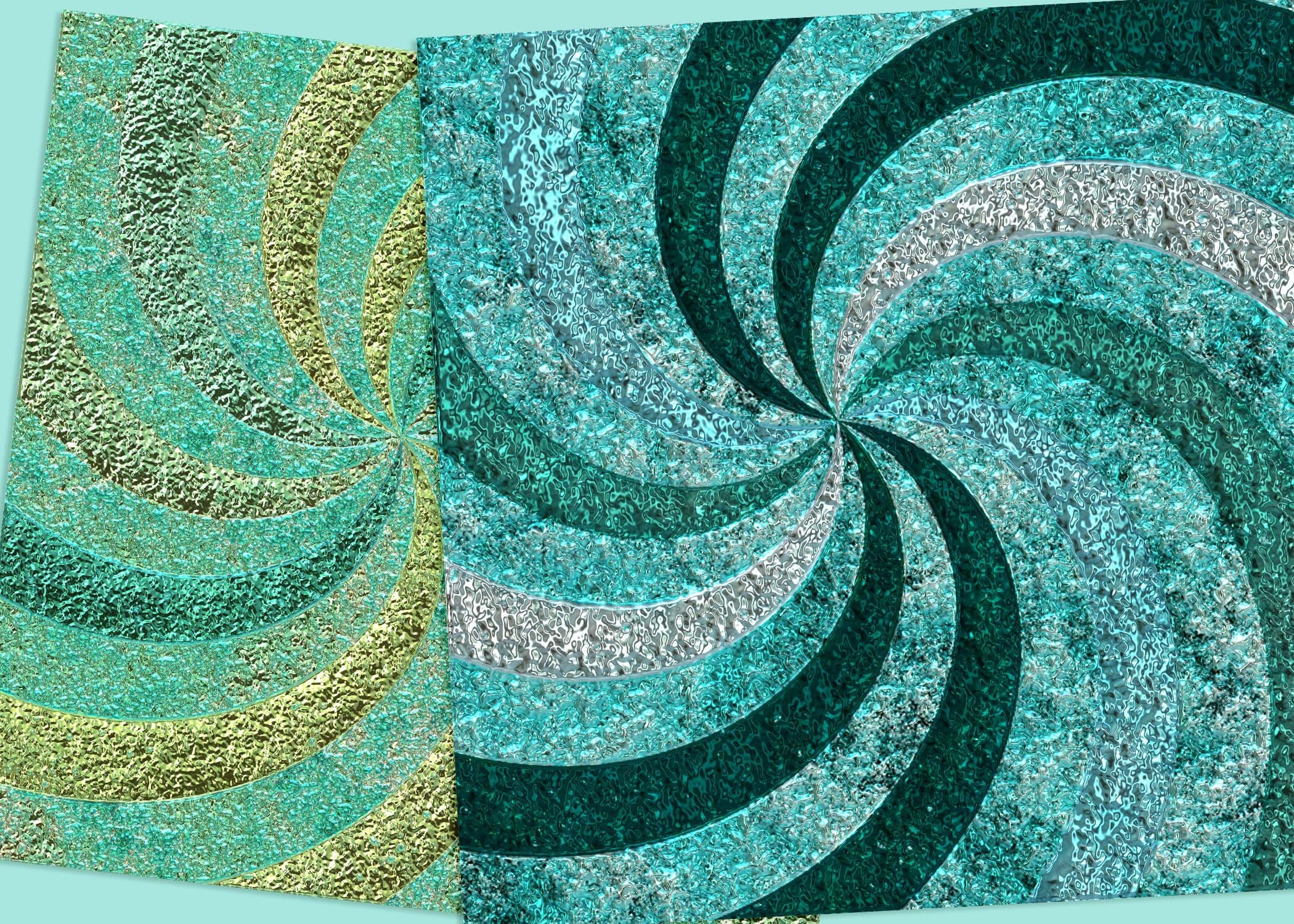 10 Digital Color Foil Twirl 12x12 JPEG Papers SET 1 With a - Etsy