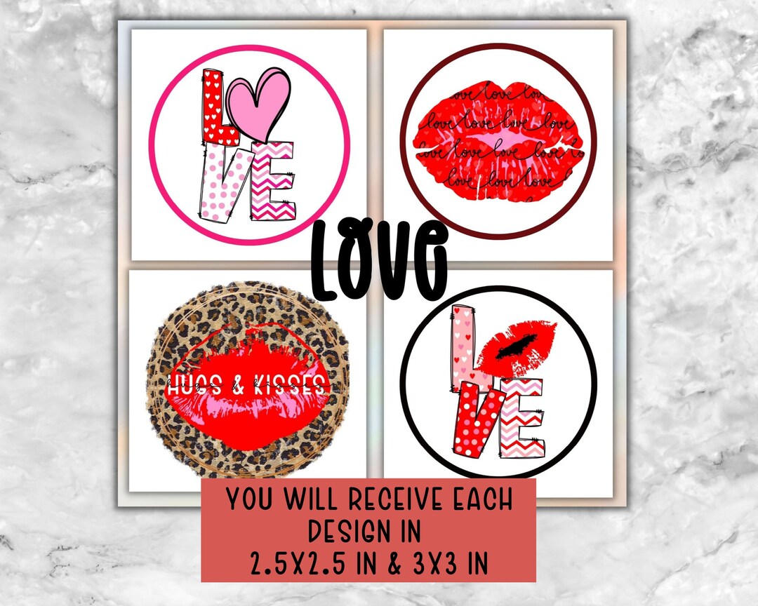 Love Valentine Cardstock Designs , Designs for Car Freshies, Valentine ...