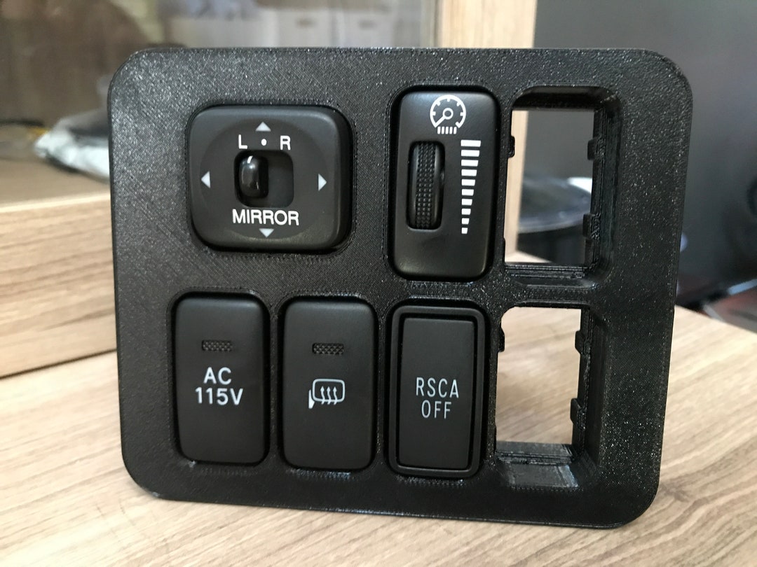 GX470 Mirror Control Panel + 2 Switch Openings - Etsy