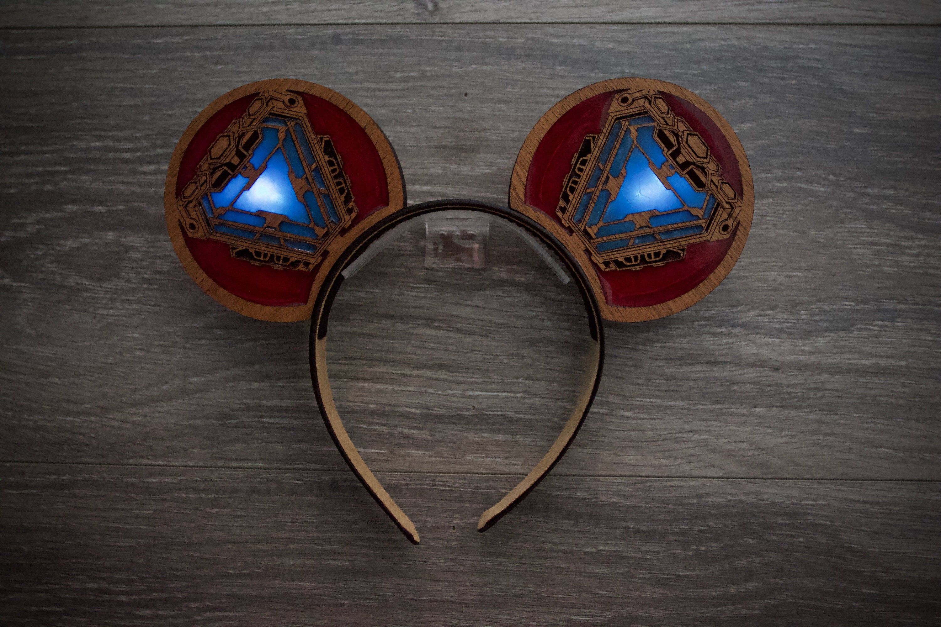 Arc Reactor Mouse Ears - Etsy