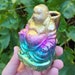 Bismuth Buddha Pen Holder in Rainbow, Made by the Bismuth Smith - Etsy