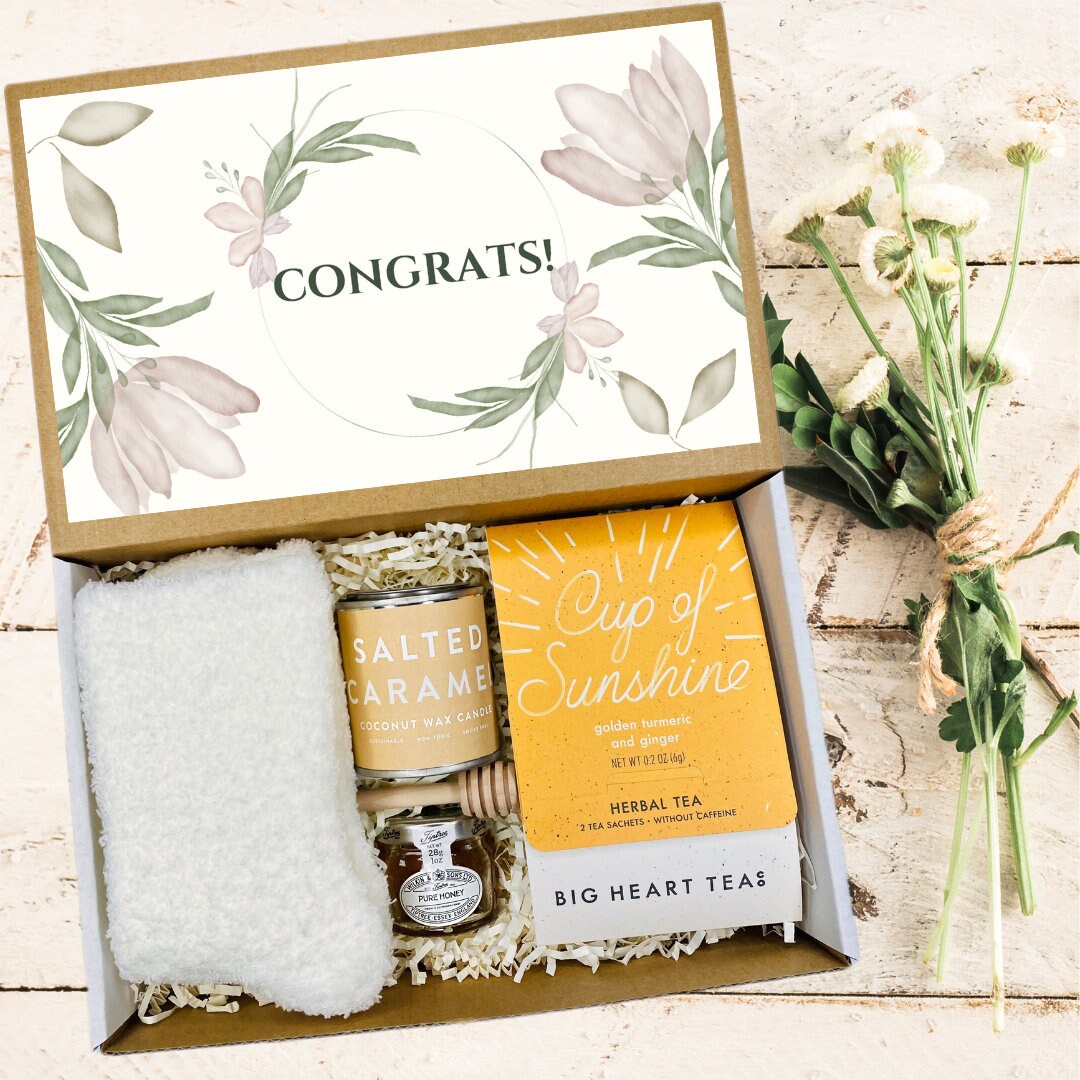 Congratulations Gift, You Did It Gift Box, New Job Gift Basket, Job ...