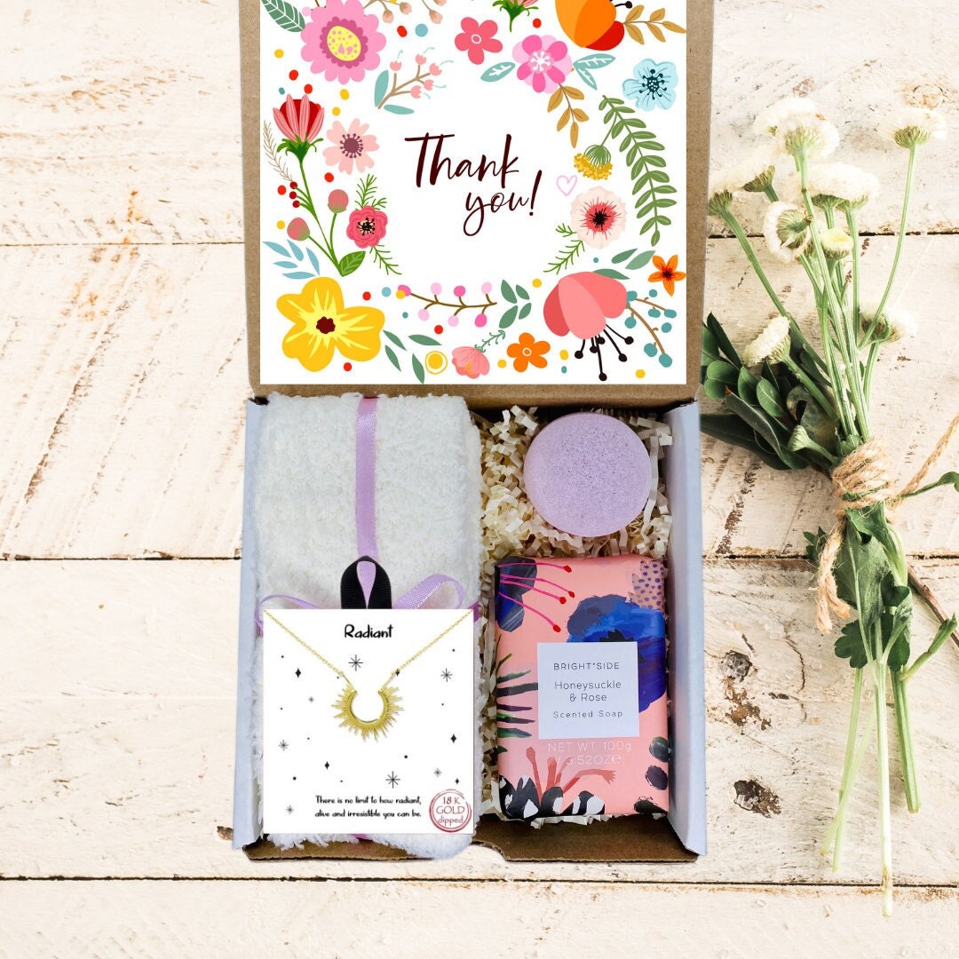 Thank You Gift Box, Appreciation Gift Box, Thank You Gift Basket, Thank ...