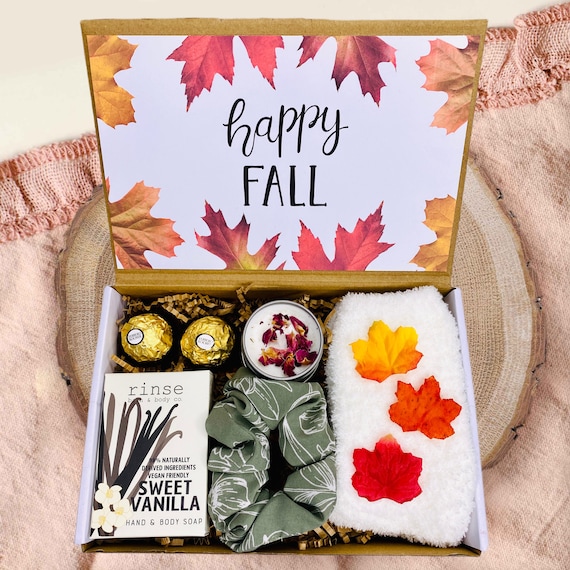 Fall Gift Box Fall Care Package Cozy Gift Box Thanksgiving - Etsy