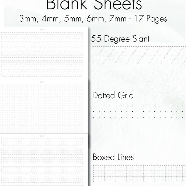 Grid Paper Guide Sheet - Etsy UK