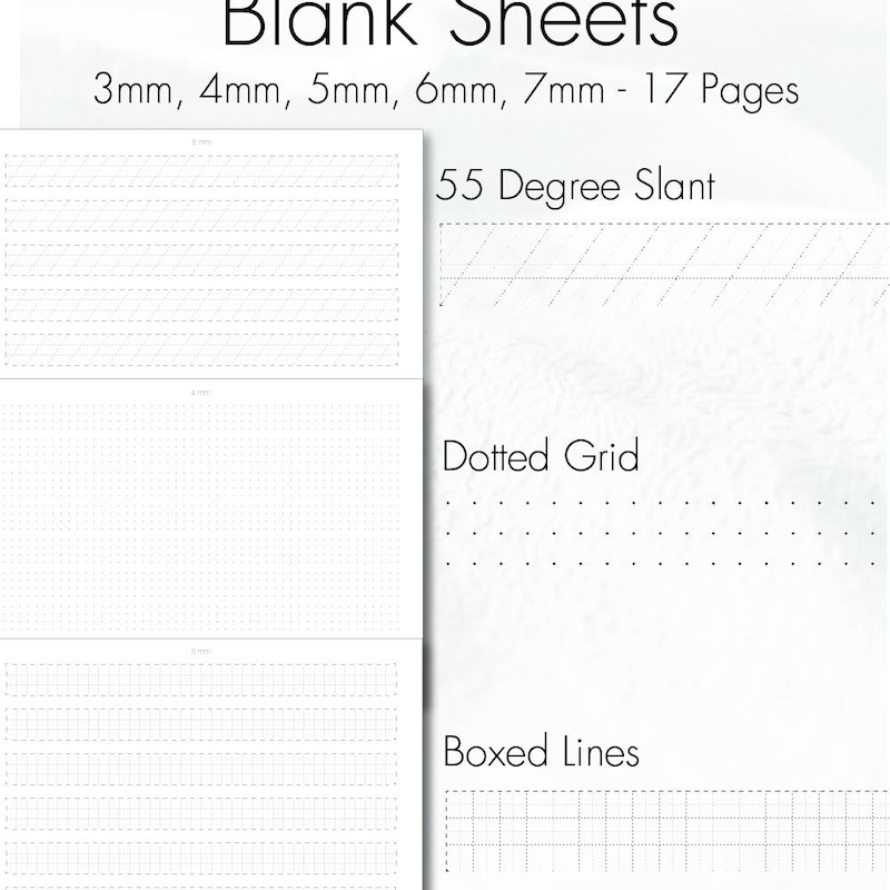 Grid Paper Guide Sheet - Etsy UK