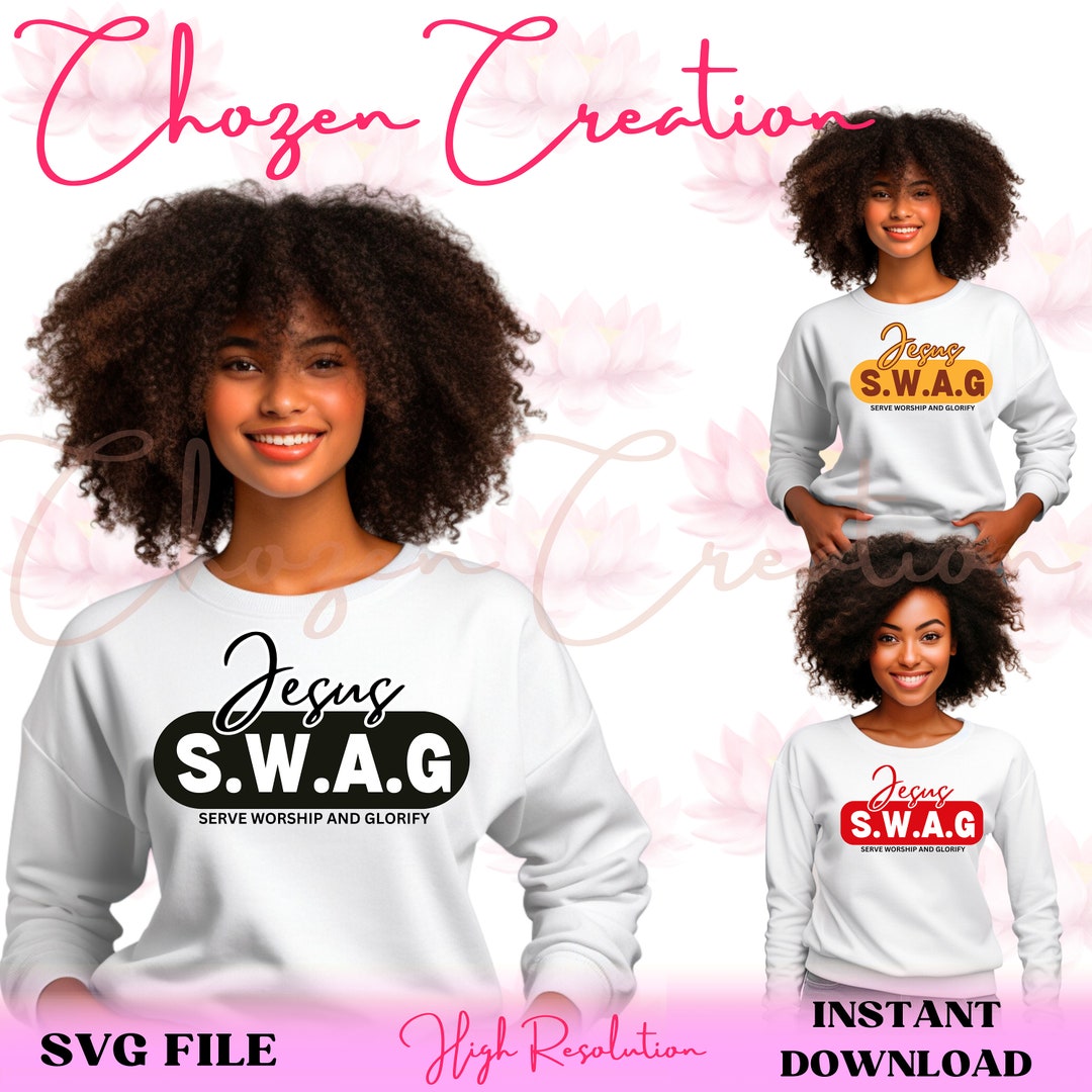 Jesus Swag SVG - Etsy