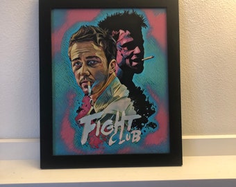 Fight Club Frame Poster - Etsy