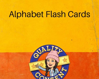 European Portuguese Alphabet Flash Cards Bilingual ABC Cards - Etsy