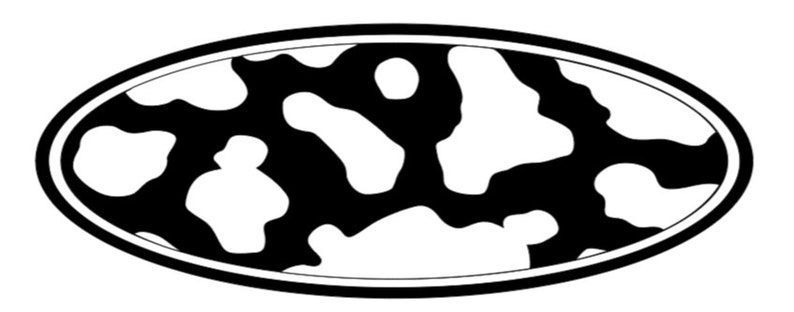 Cow Print Vinyl Overlay for Ford Emblems - Etsy