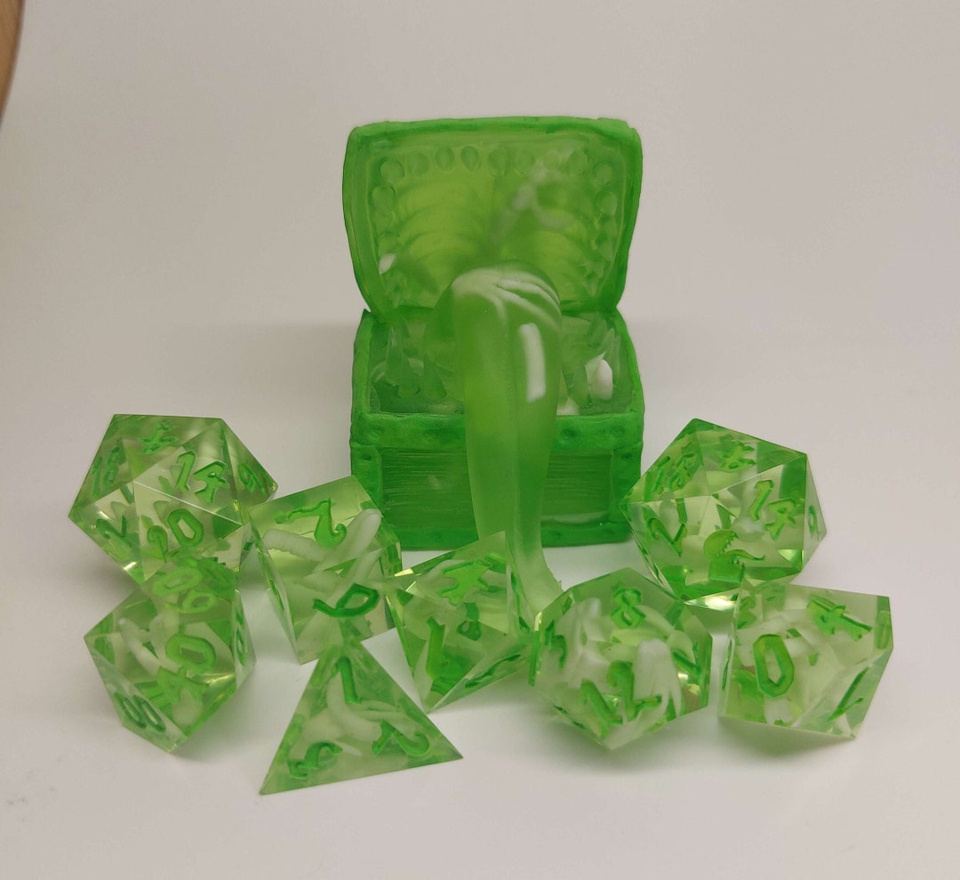 King Slime: Sharp Edged Glow in the Dark Mimic Set - Etsy