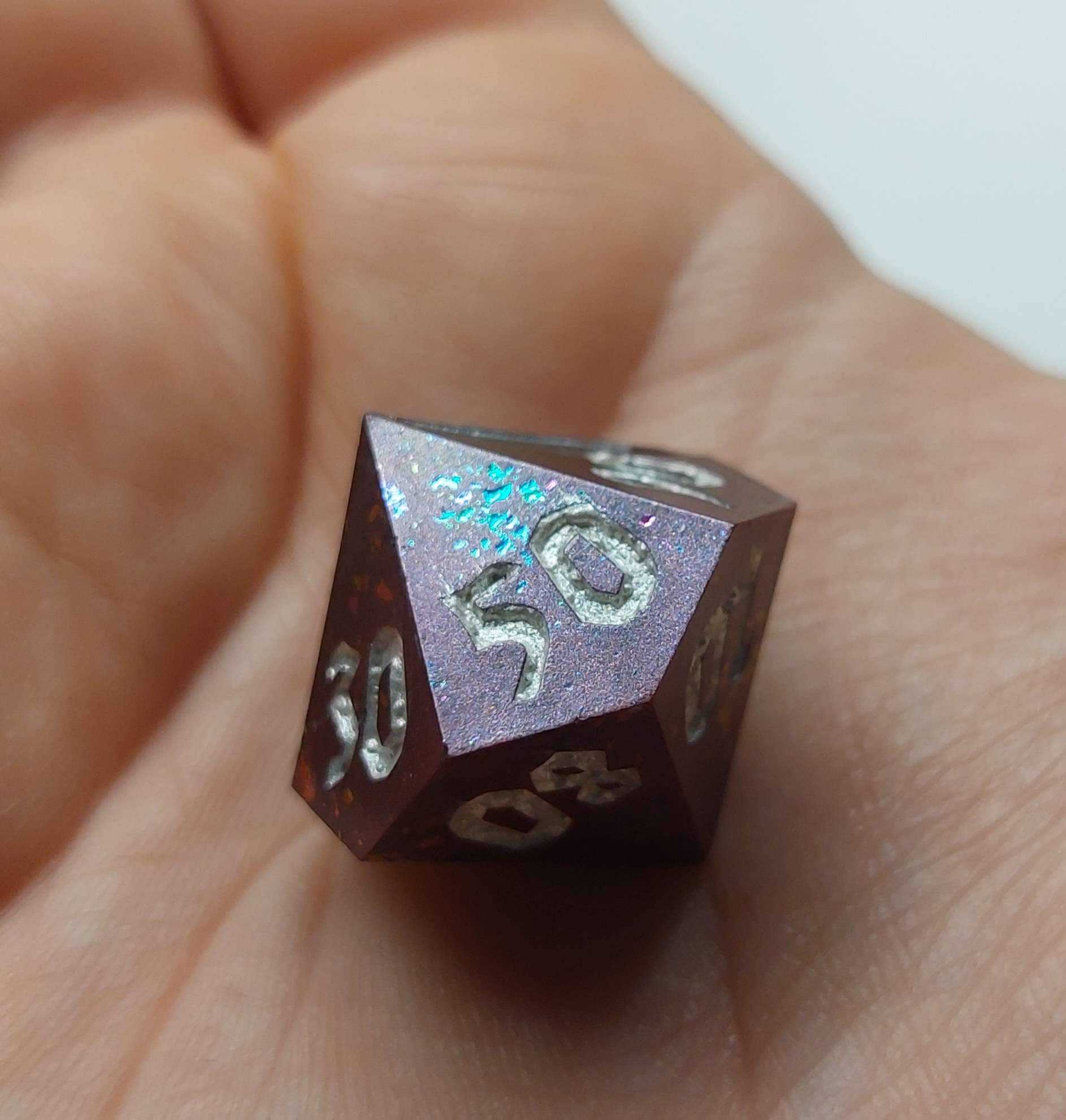 Oil Spill: B Grade Sharp Edged Percentile Dice - Etsy