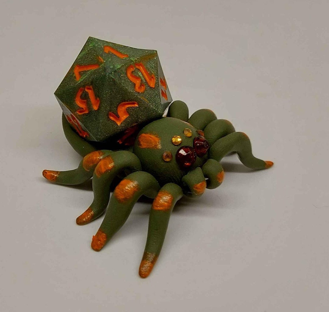 Battle Ready: D20 Spider Dice Guardian - Etsy