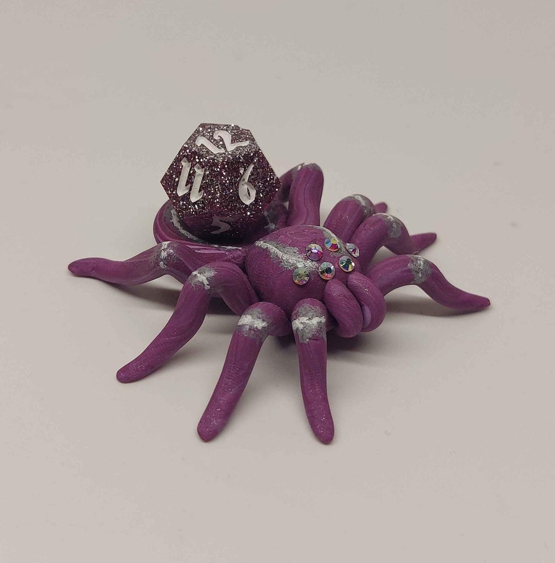 Mr Purple: D12 Spider Dice Guardian - Etsy