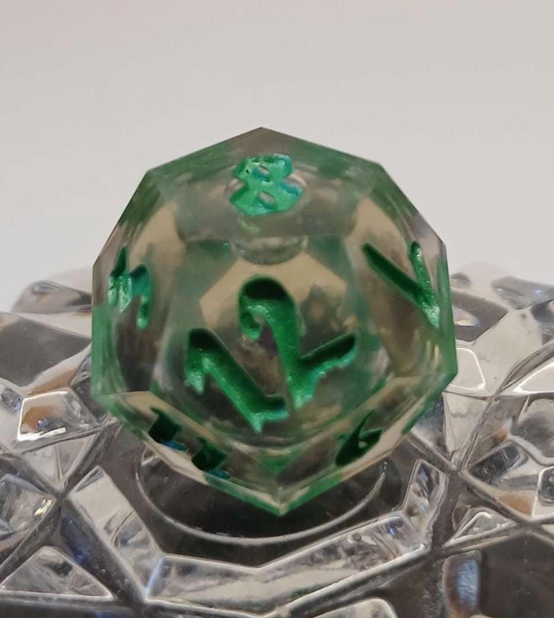 Swamp Water: Sharp Edged D12 Liquid Core - Etsy