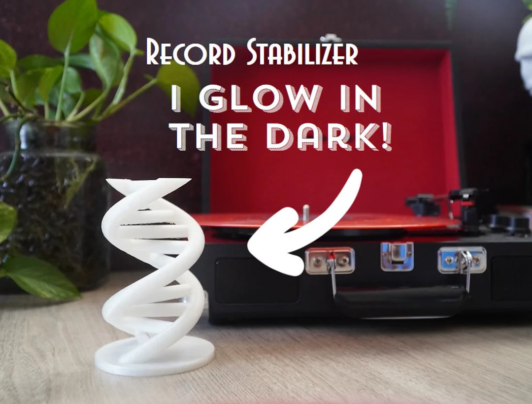 Record Stabilizer Optical Illusion - Glow in the Dark, 3D Printing ...