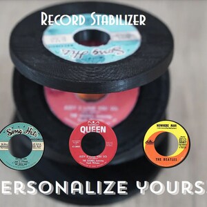 Record Stabilizer Optical Illusion - Vinyl 45 LP, 3D Printed, Cool ...