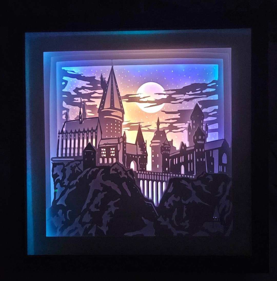 Castle Light Box Shadow Box Father's Day Gift, Dad Gift, Gift for Him ...