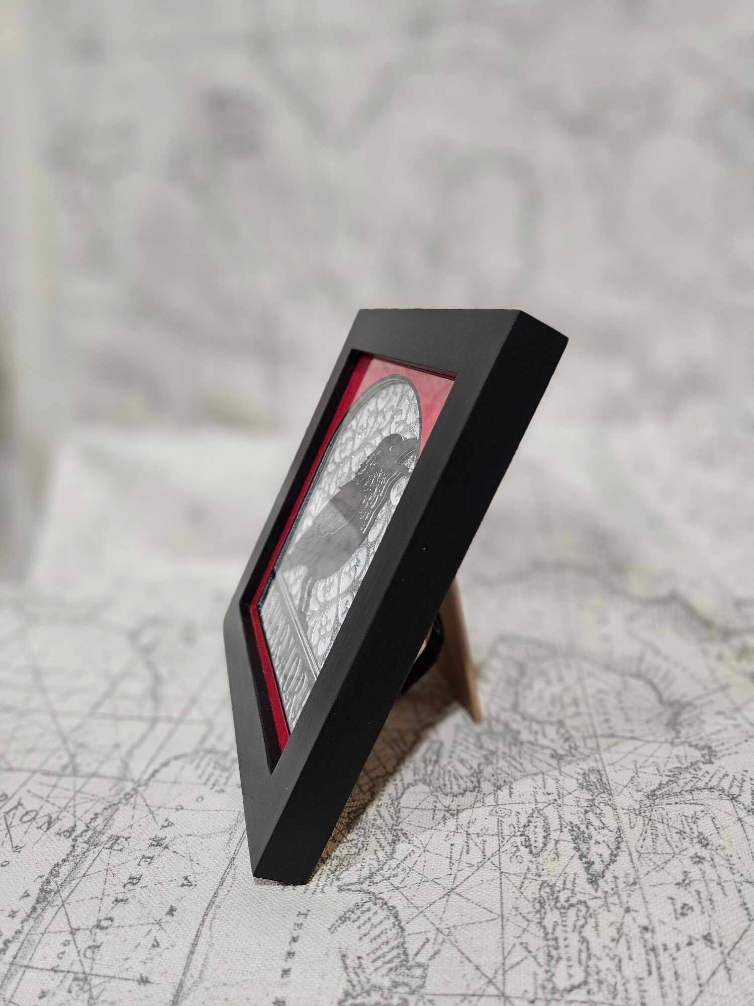 3D Raven Shadow Box Mini Shadow Box Frame Literature Gift Teacher Gift ...