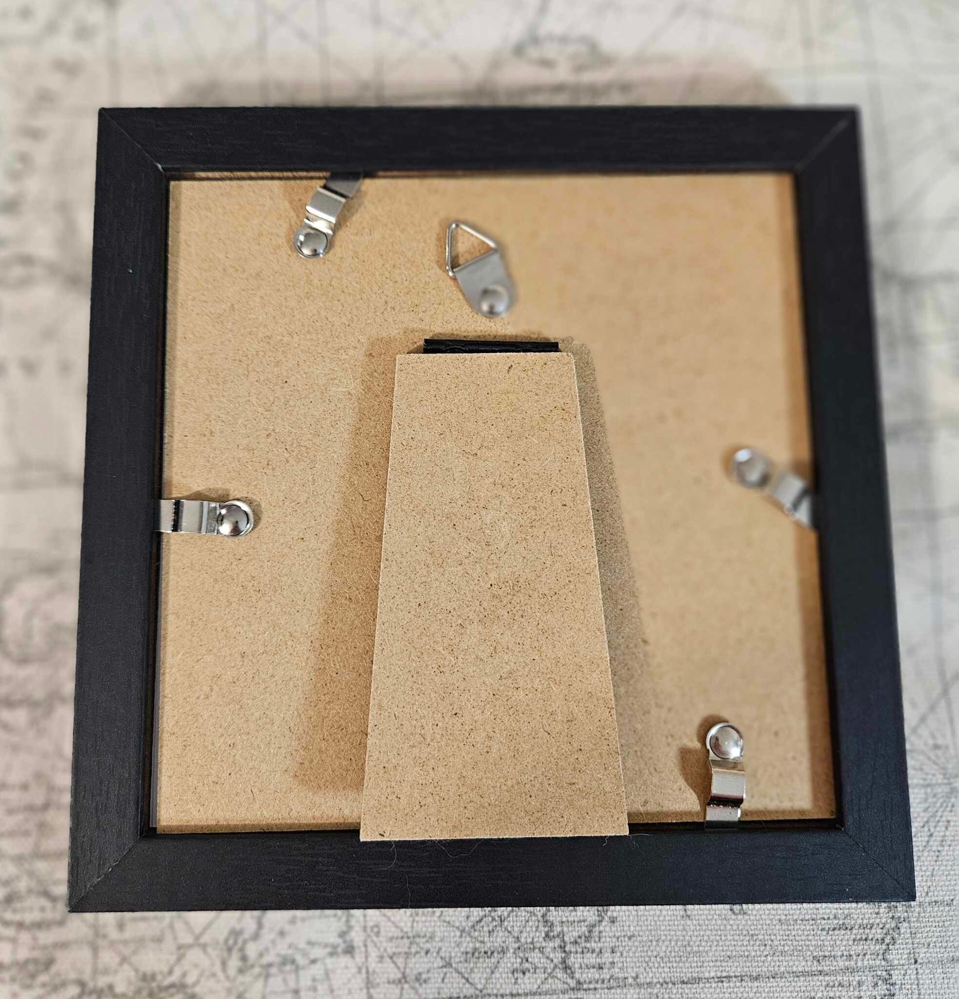 3D Stained Glass Rose Mini Shadow Box Frame Teacher Gift Mens Gift ...