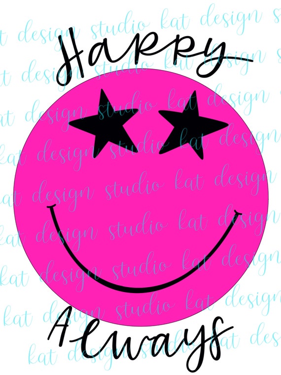 Happy Always Smiley Face Png Sublimation File Digital | Etsy