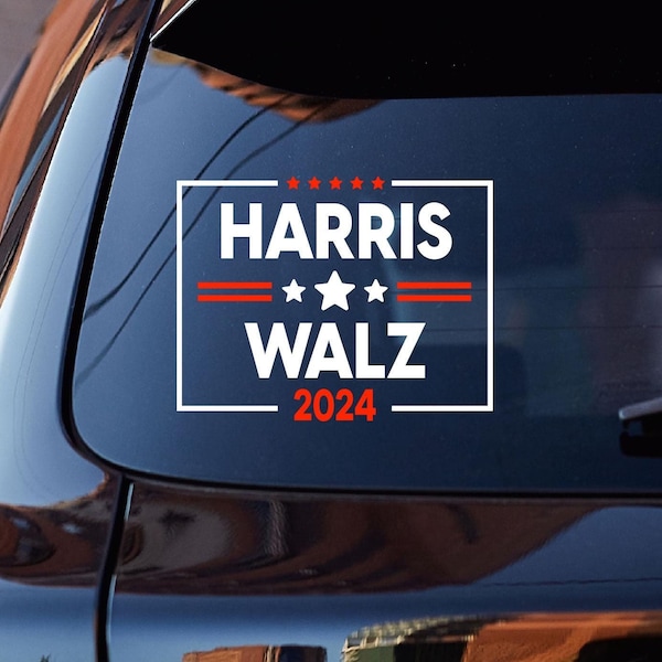Harris Walz Bumper Sticker - Etsy