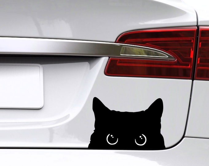 Cat Decal, Vinyl Decal, Car Decal, Bumper Sticker, 5 Decal - Etsy