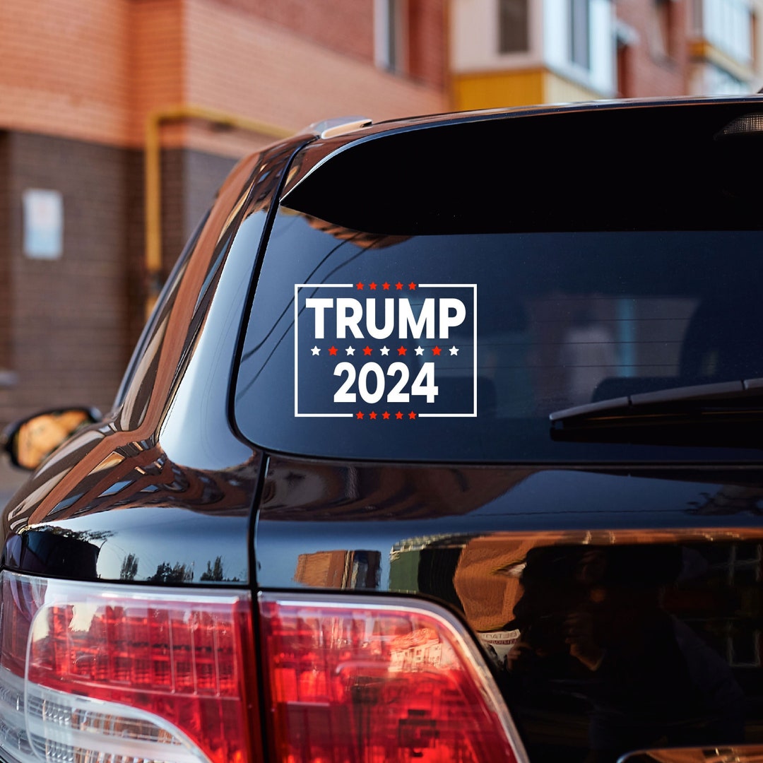 Trump 2024 Decal | Vote for Trump Sticker | Trump Bumper Sticker ...